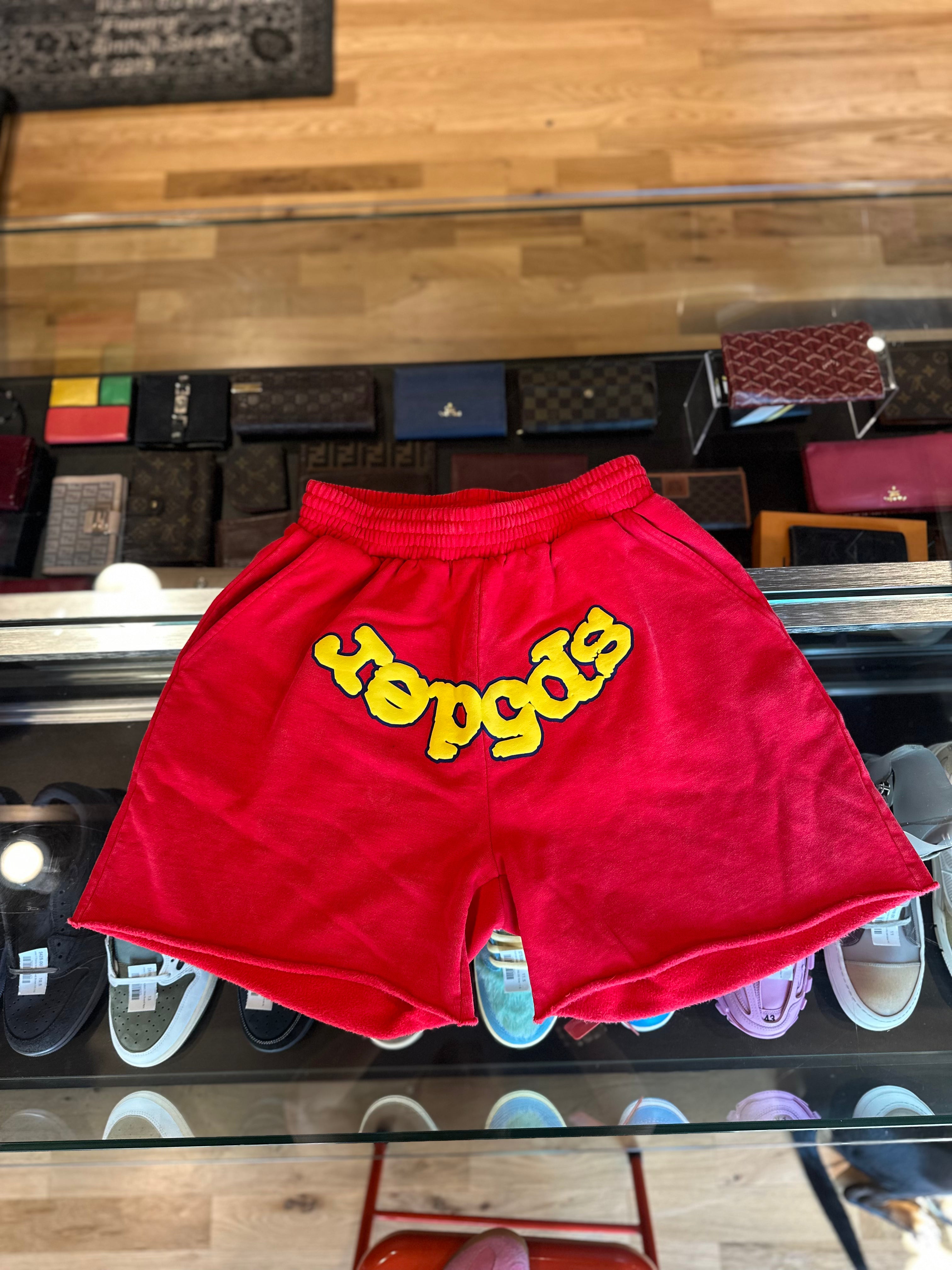 Sp5der Shorts Red – 614Sole LLC